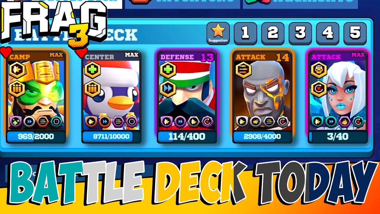 FRAG Pro Shooter - ⚡Battle Deck Today🔥Gameplay Walkthrough🔥(iOS,Android ...