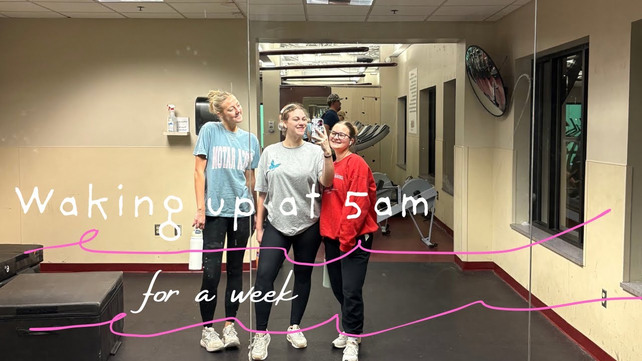 Waking up at 5 am *as a college student* - YouTube