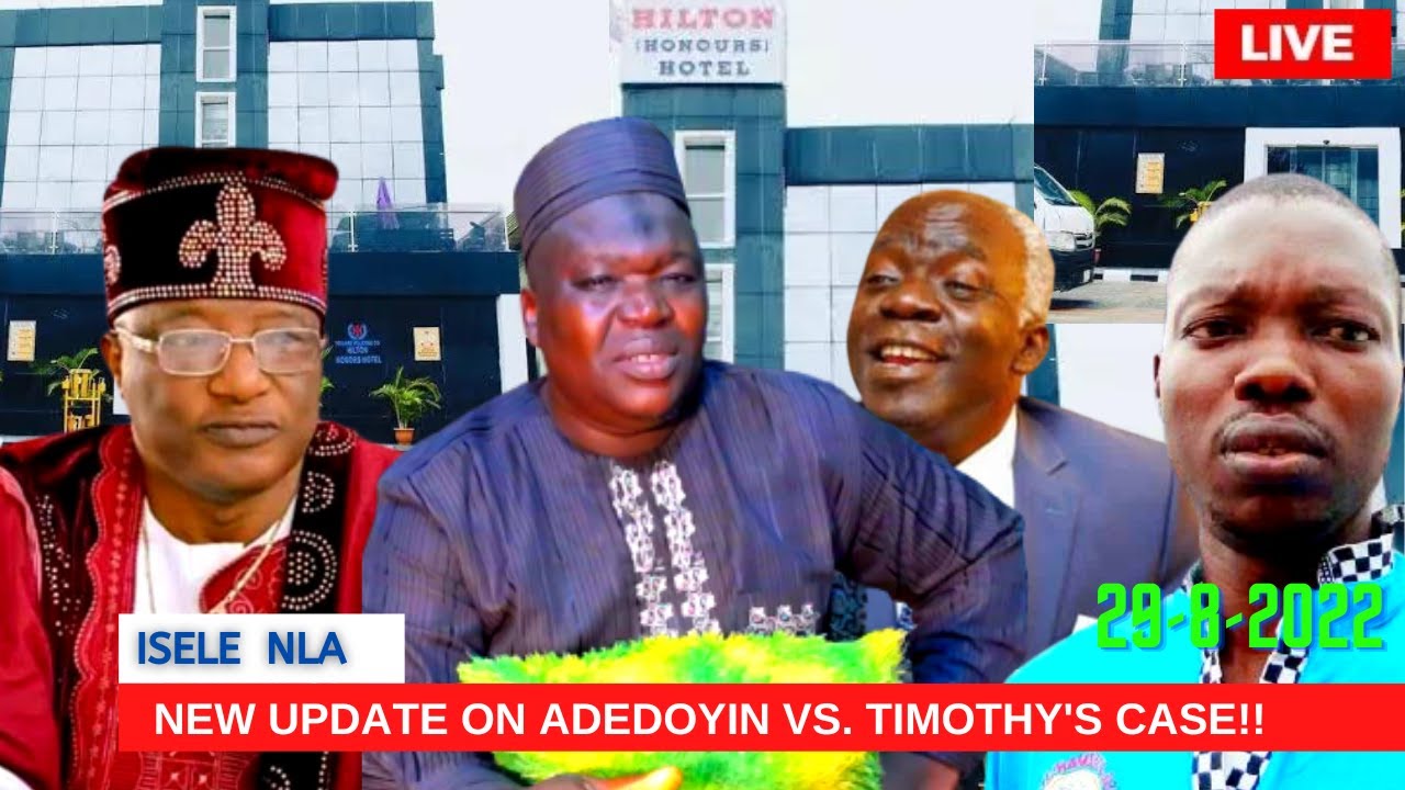 NEW UPDATE ON ADEDOYIN VS. TIMOTHY'S CASE!! - YouTube
