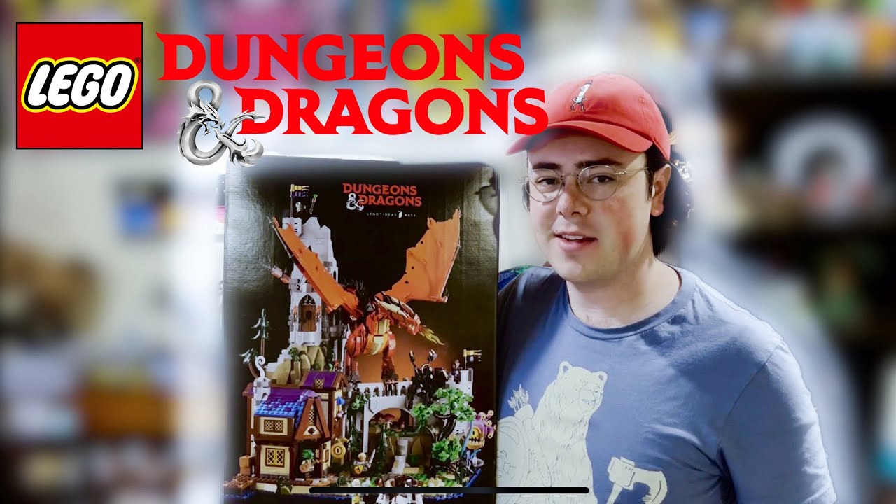 LEGO Dungeons & Dragons Red Tale Dragon Set 21348 Review - YouTube