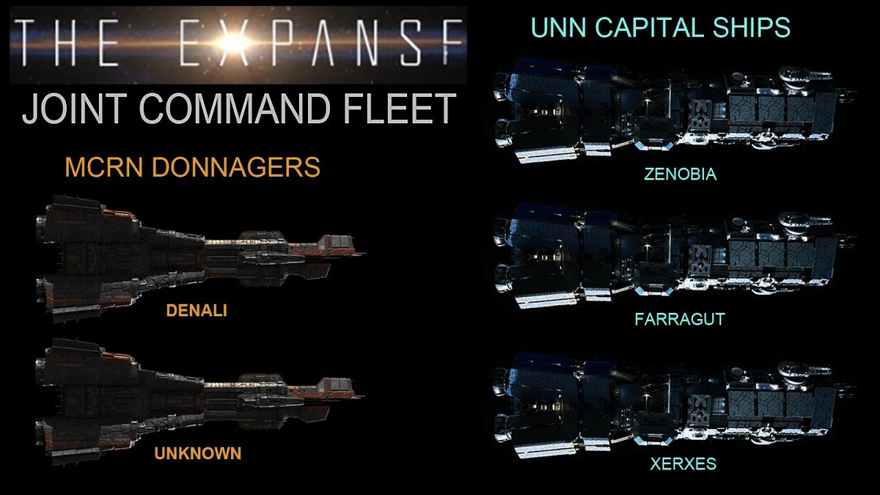 JOINT COMMAND FLEET THE EXPANSE SEASON 6 SHIPS - YouTube