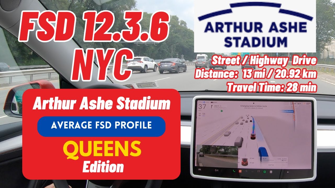 Tesla FSD (Supervised) v12.3.6 Test [AVERAGE FSD Driving Profile ...