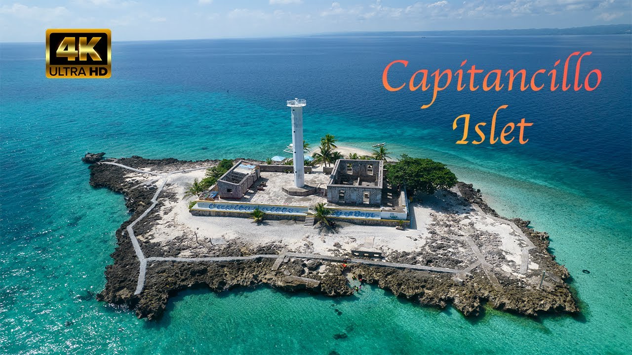 [4K] Aerial View of Capitancillo Islet in Bogo City, CEBU | NOVEMBER ...