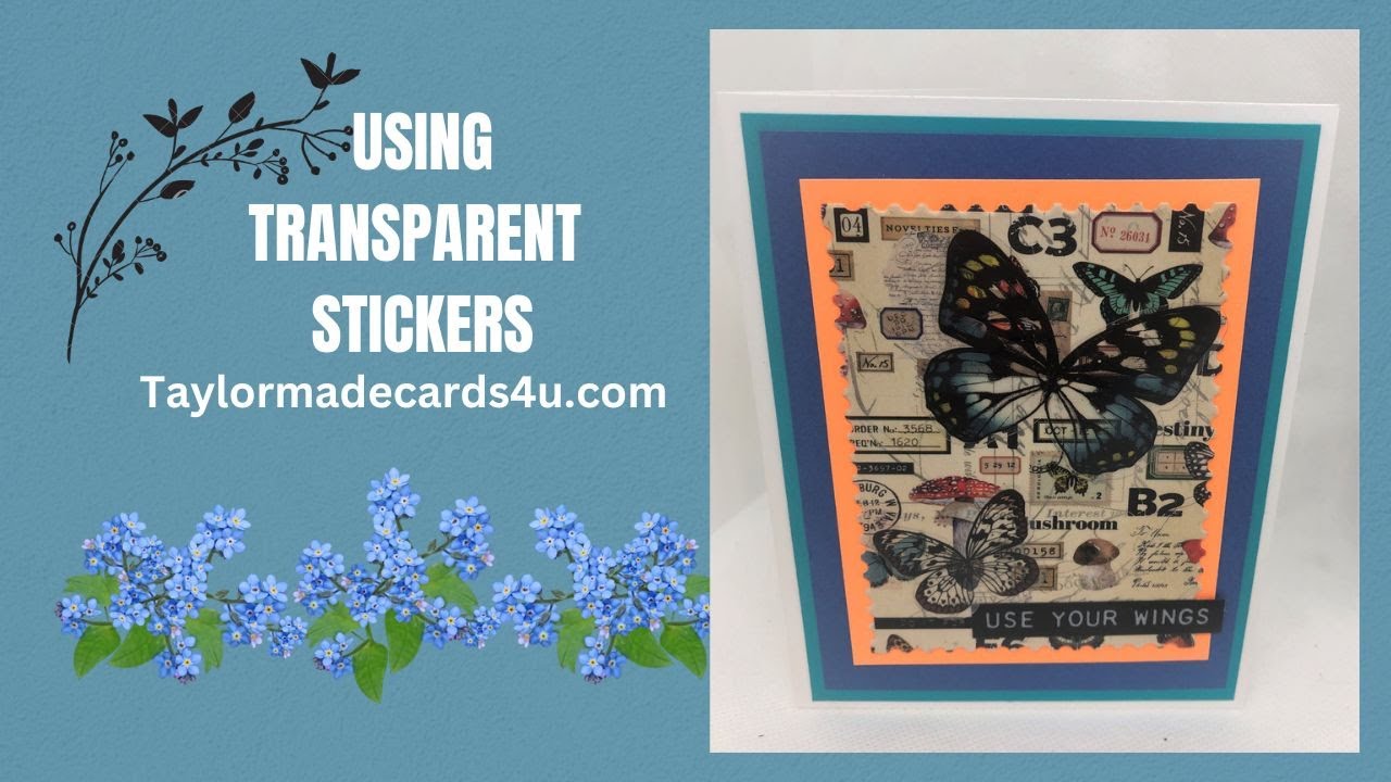Using Transparent Stickers to create Backgrounds - YouTube