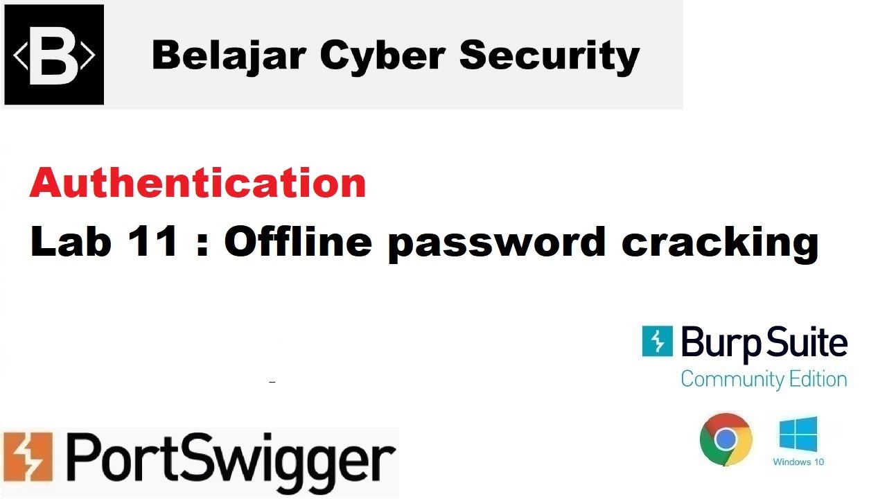 Authentication - Lab 11 : Offline password cracking - YouTube