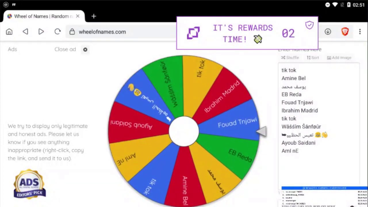 Editor123 tik tok spin wheel 100 - YouTube