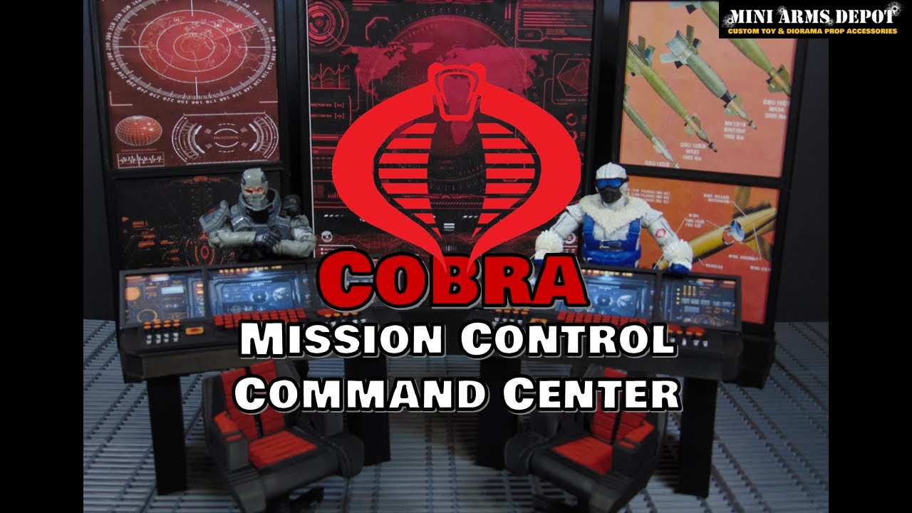 Custom 1:12 GI JOE Classified COBRA Mission Control Command Center ...
