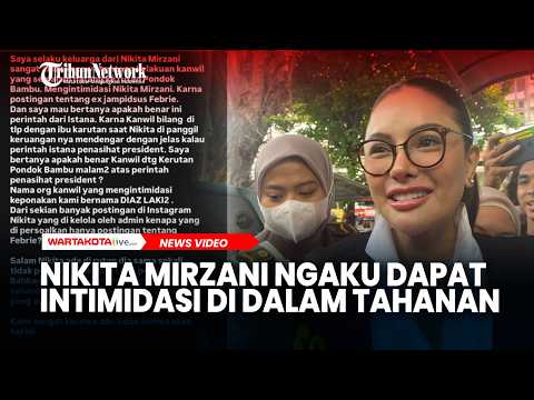 Nikita Mirzani Ngaku Dapat Intimidasi di Dalam Tahanan Usai Singgung Kasus Jampidsus