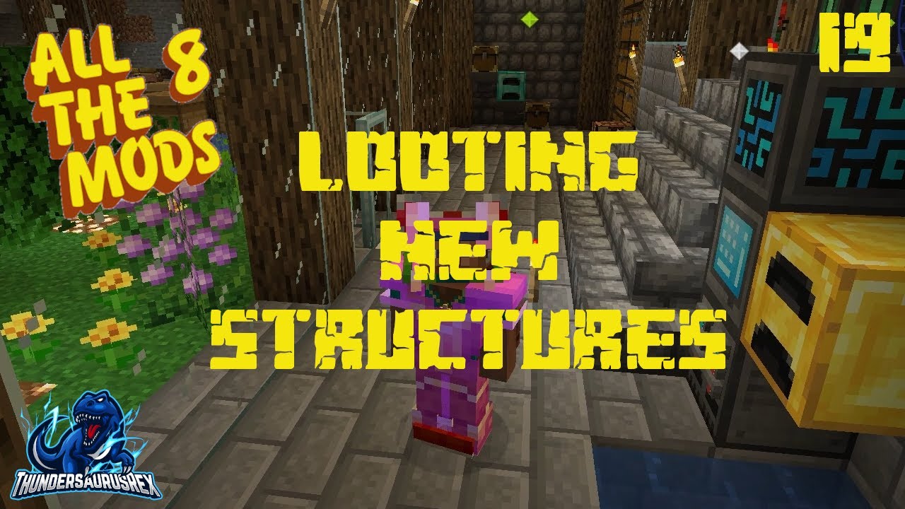 ATM8 - Structure Looting [Ep 19] - YouTube