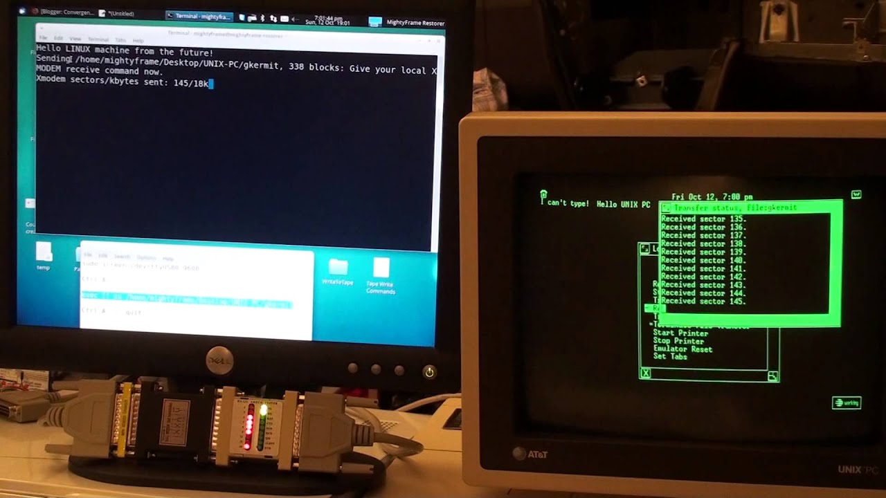 Transferring A File From Linux To The 1985 UNIX PC YouTube Transferring A File From Linux To The 1985 UNIX PC YouTube