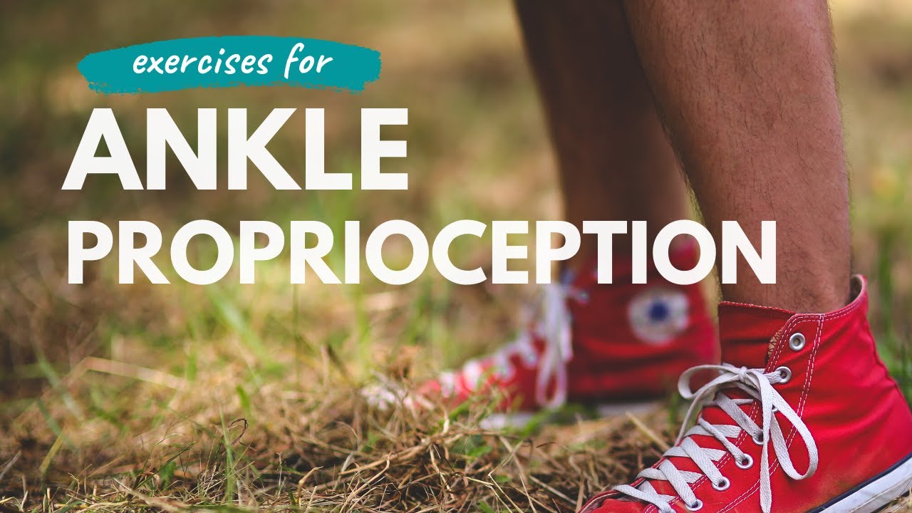 Ankle exercises for sprain or fracture - Balance (propioception) - YouTube