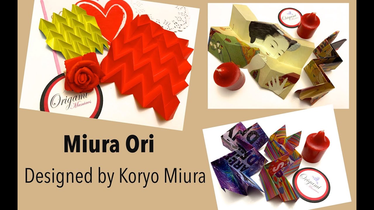 Origami Maniacs 476: Miura Ori (2 Different folds) - YouTube
