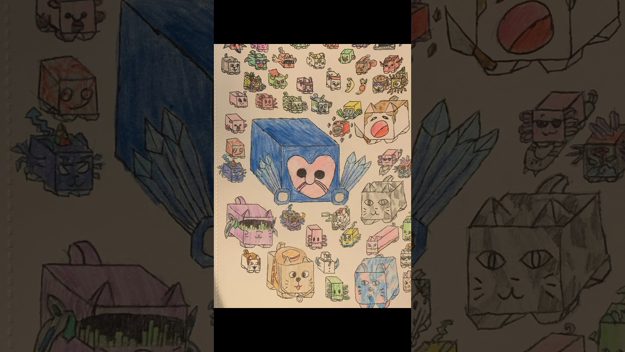 Merging pet simulator pets until I can’t day 49 #psx #psxart - YouTube