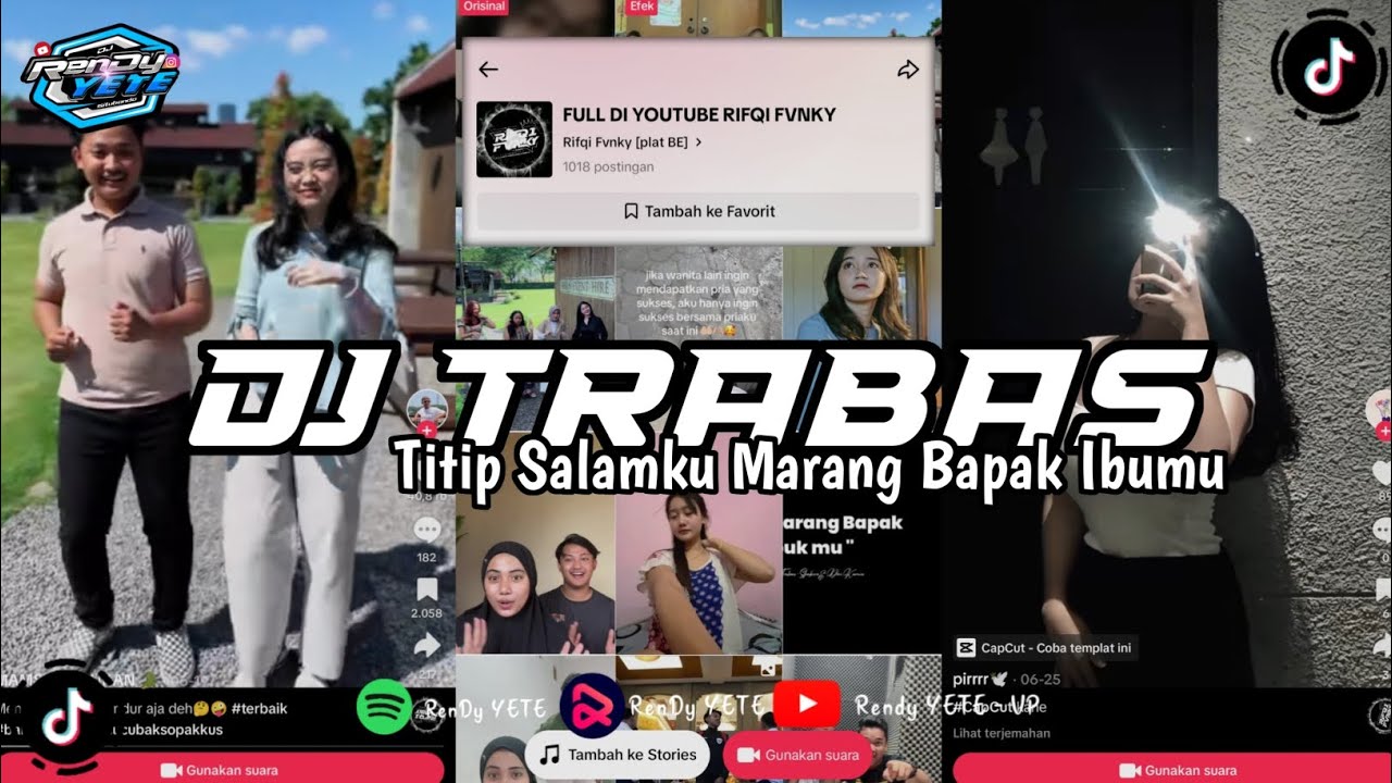 DJ TITIP SALAMKU MARANG BAPAK IBUMU || DJ TRABAS - PUSMA SHAKIRA SOUND VIRAL TIKTOK 2024 TERBARU ...