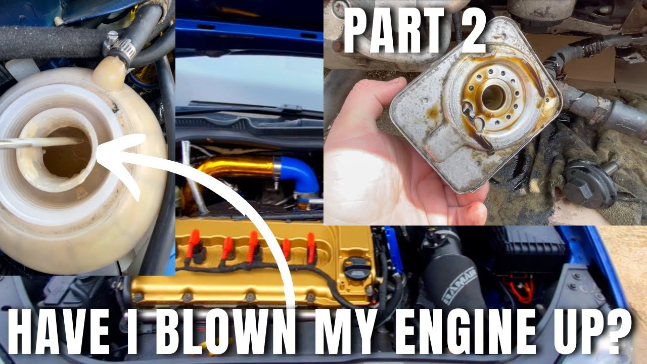 PT2 HAVE I BLOWN MY ENGINE - MK5 Golf R32 Turbo VR6 build - YouTube