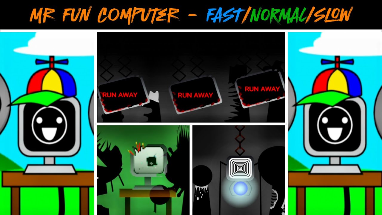 Incredibox Sprunki Mr Fun COmputer Speed Test | Phase 1 to 16 with Fast ...