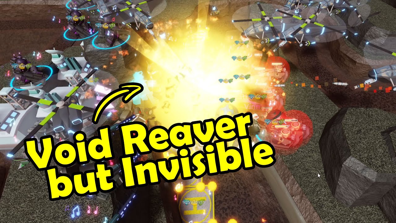 TDS DUO Hardcore VOID REAVER BUT INVISIBLE - Tower Defense Simulator Roblox - YouTube
