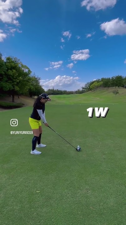 1W（ドライバー）🏌️‍♀️ #宝塚女子ゴルフ部 #お悩み解決 #ゴルフレッスン #golf #lpga #切り抜き #golfswing#shorts #short - YouTube