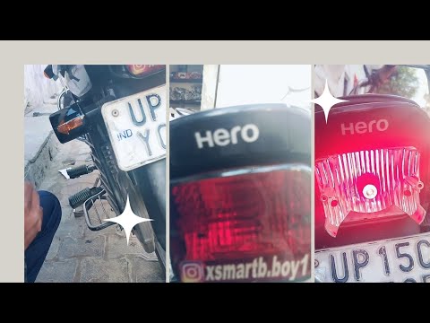 Back light modify with new bulb and laminate with smoke indicator ...