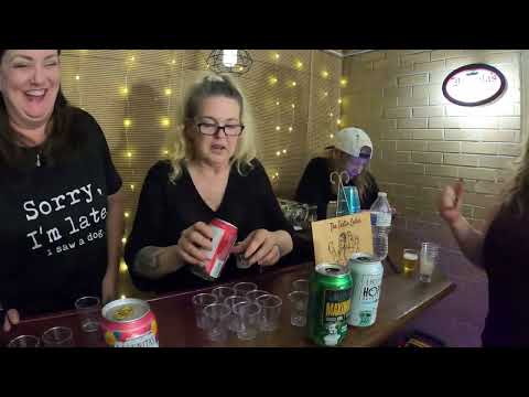 E 27 Tastin Ladies drinking IPA's from Lagunitas Brewing Co.