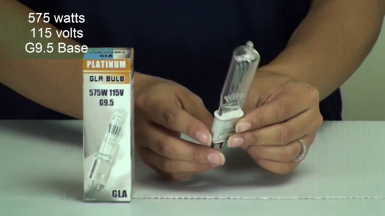 BulbAmerica.com Reviews the PLATINUM GLA 575w Halogen Bulb - YouTube