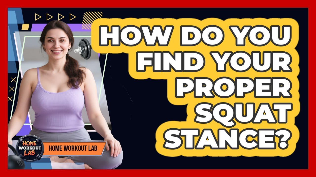 How Do You Find Your Proper Squat Stance? - YouTube
