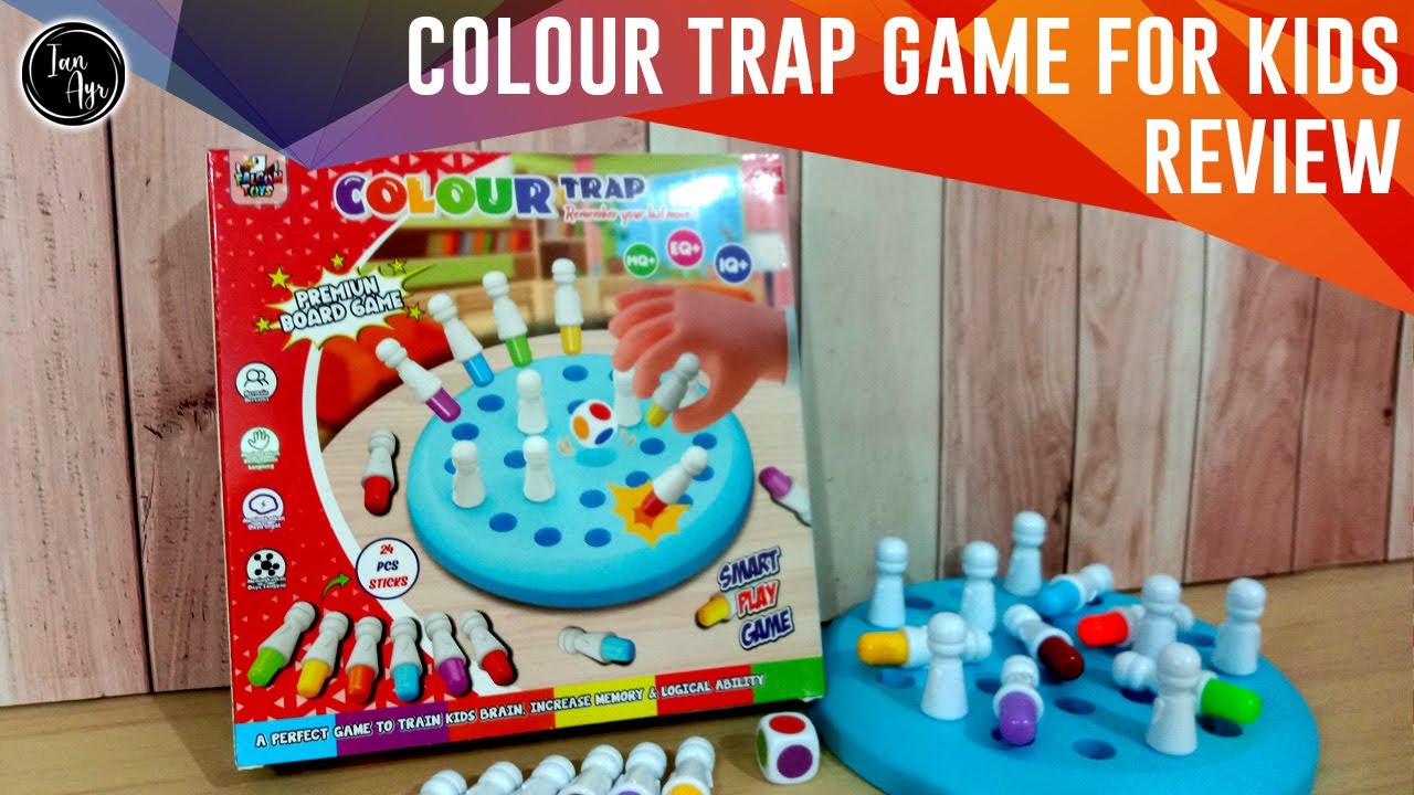 [ REVIEW ] Education Toys for Kids Colour Trap Game Mainan Edukasi Anak ...
