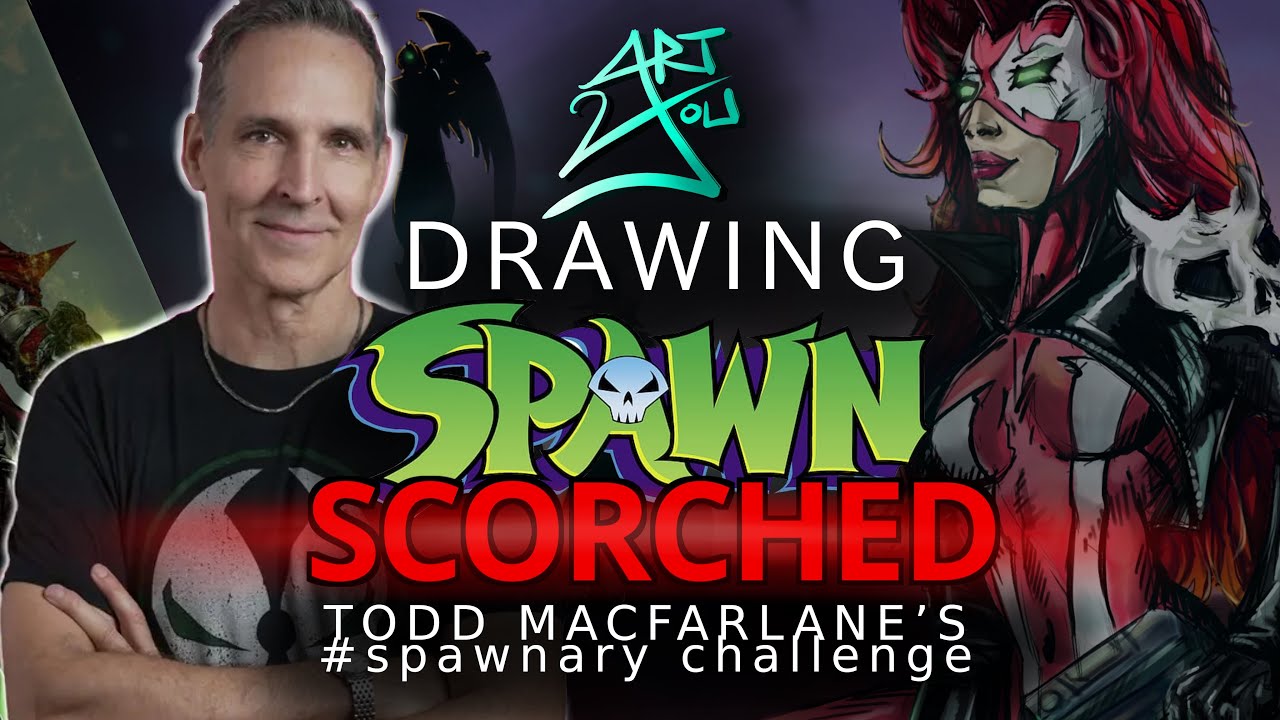 SCORCHED SPAWN PART 3 | Todd McFarlane & Image Comics | Drawing The ...