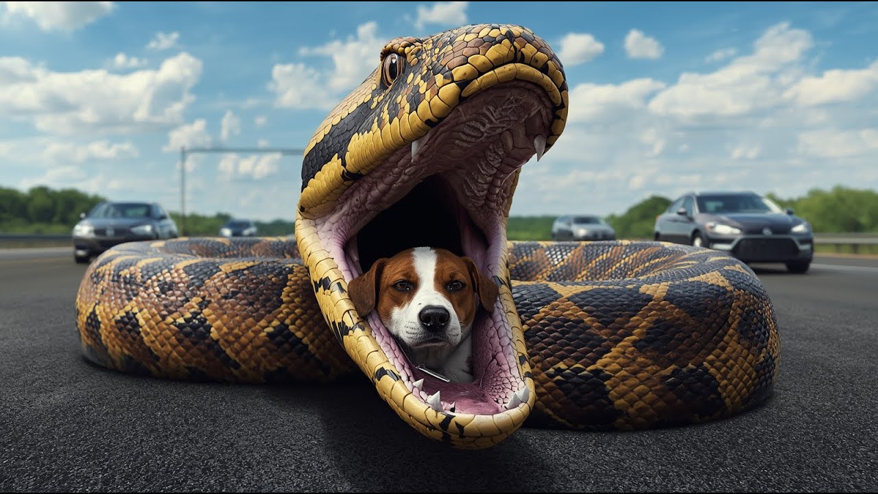 Giant Python Swallows Dog: Truth Behind Horrific Hunt Exposed - YouTube