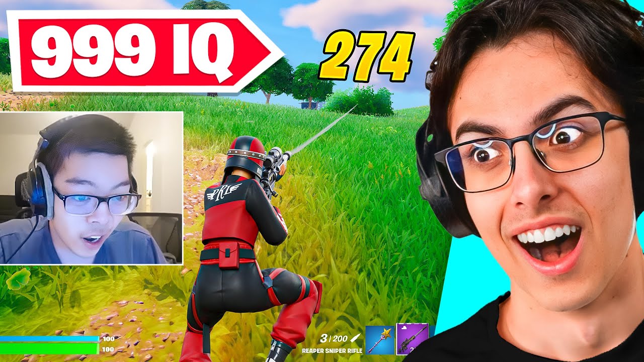 Reacting To 999 IQ Fortnite Moments! - YouTube