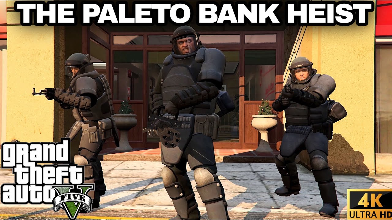 Paleto bank heist - GTA 5 - YouTube