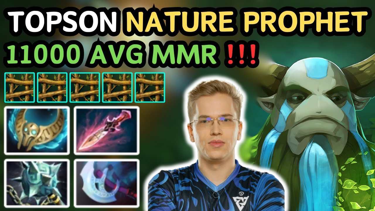 🔥 TOPSON NATURE PROPHET Midlane Highlights 7.35d 🔥 Right Click Damage ...