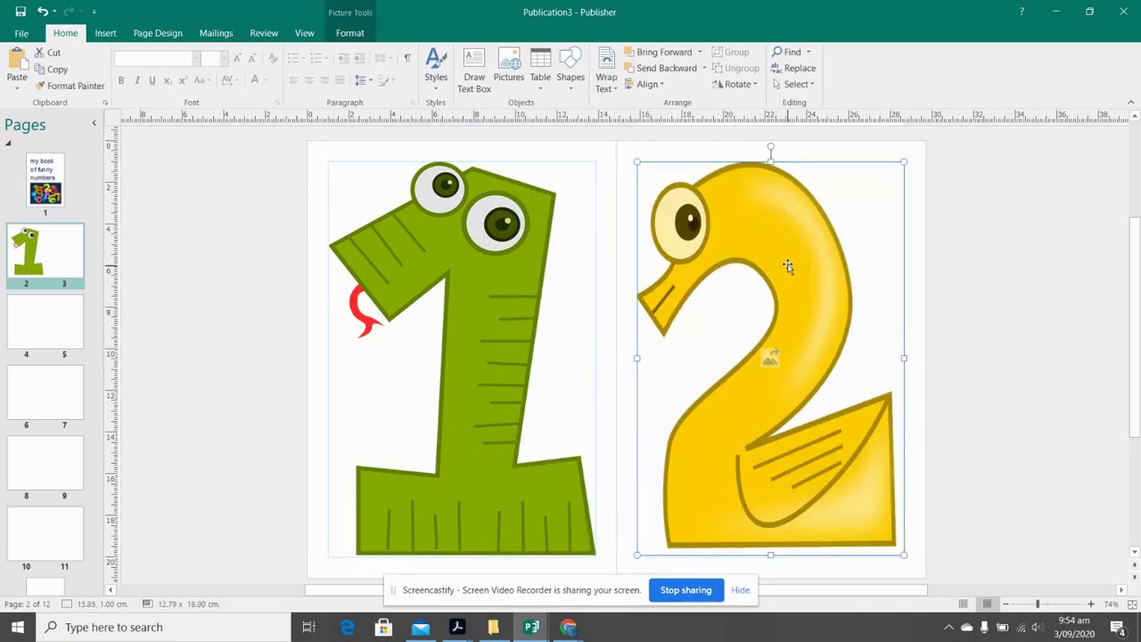 Text colour format and Inserting Images - YouTube