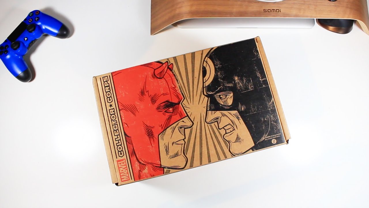 Unboxing Daredevil Marvel Subscription Box - YouTube