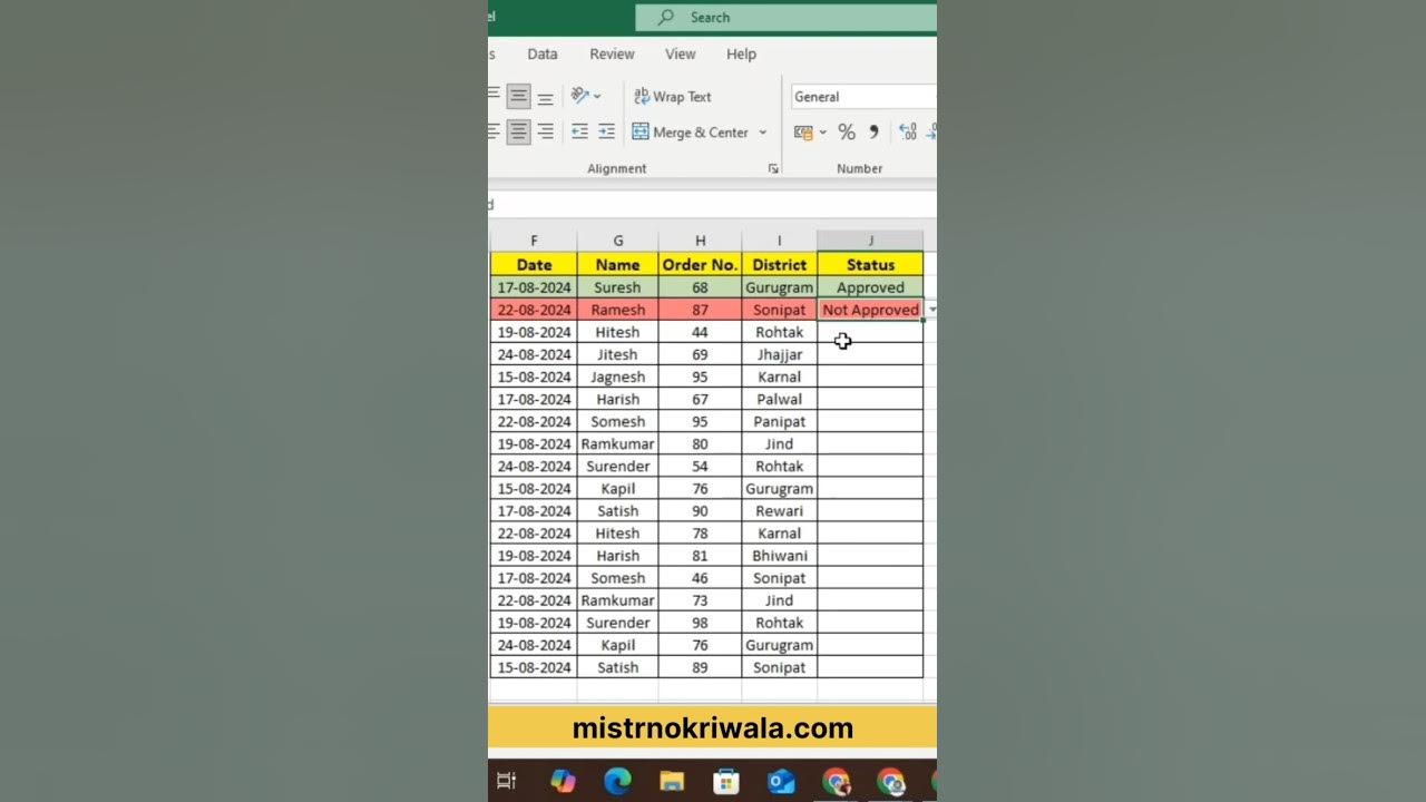 Conditional Formatting in Excel #newrule #exceltips #excelcourse #mistrnokriwala - YouTube