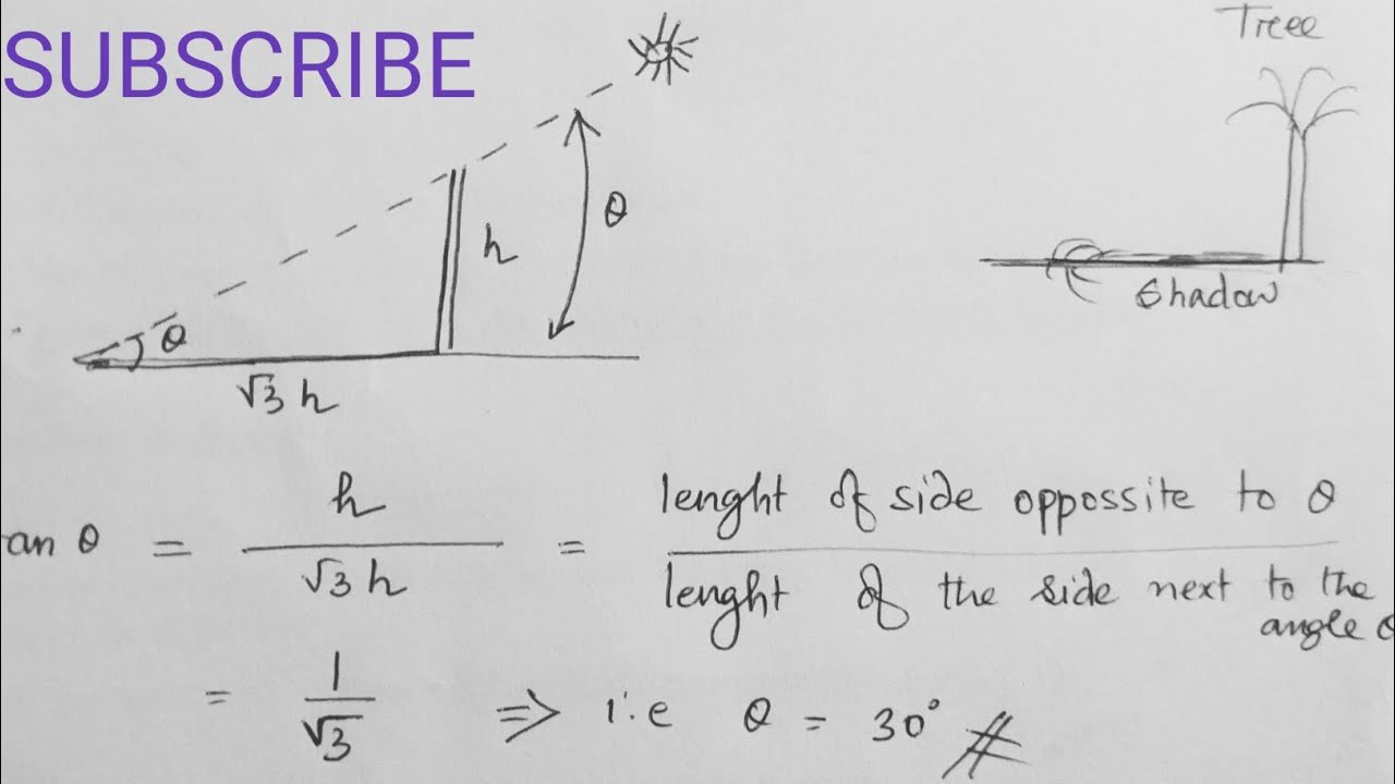 Angle of Elevation of Sun - YouTube