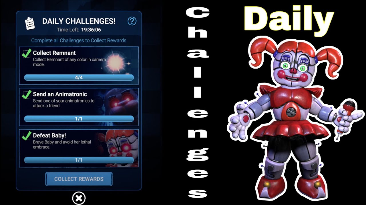 FNAF AR SPECIAL DELIVERY - COMPLETING DAILY CHALLENGES FOR JULY 16th ...