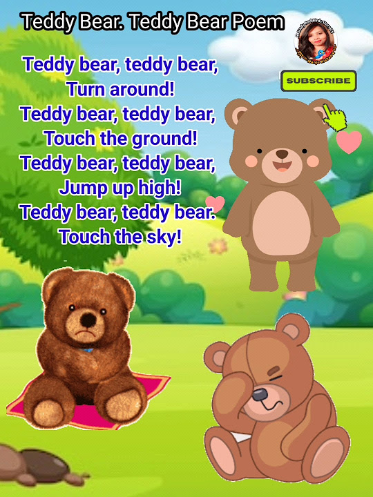 Teddy Bear Teddy Bear turn around - 3D Animation English Nursery rhyme ...