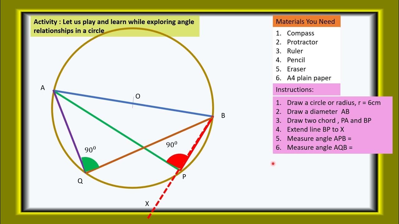 Angles in a semi-circle is 90 degrees | Circle Theorem 3 - YouTube