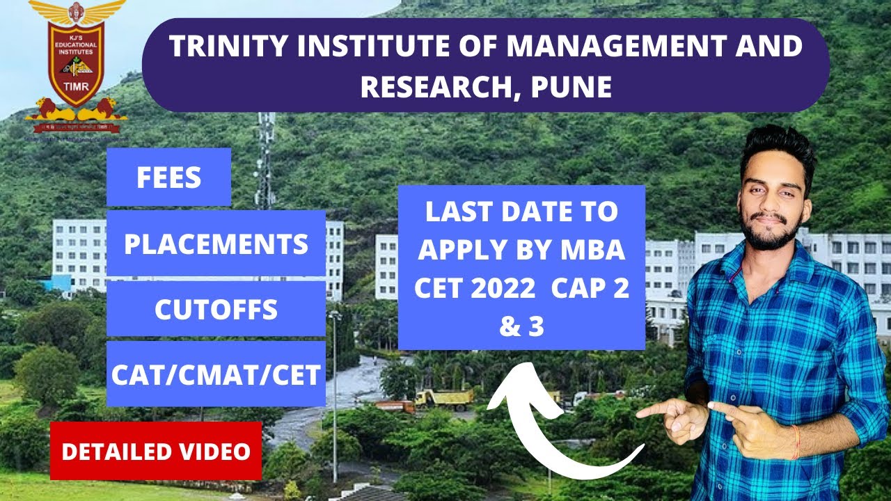 TRINITY INSTITUE OF MANAGEMENT & RESEARCH (TIMR),PUNE CUTOFFS ...