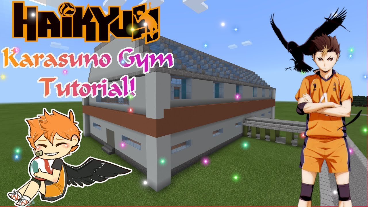 Minecraft Tutorial!: How to Build Karasuno Gym! / Haikyuu! **Anime ...