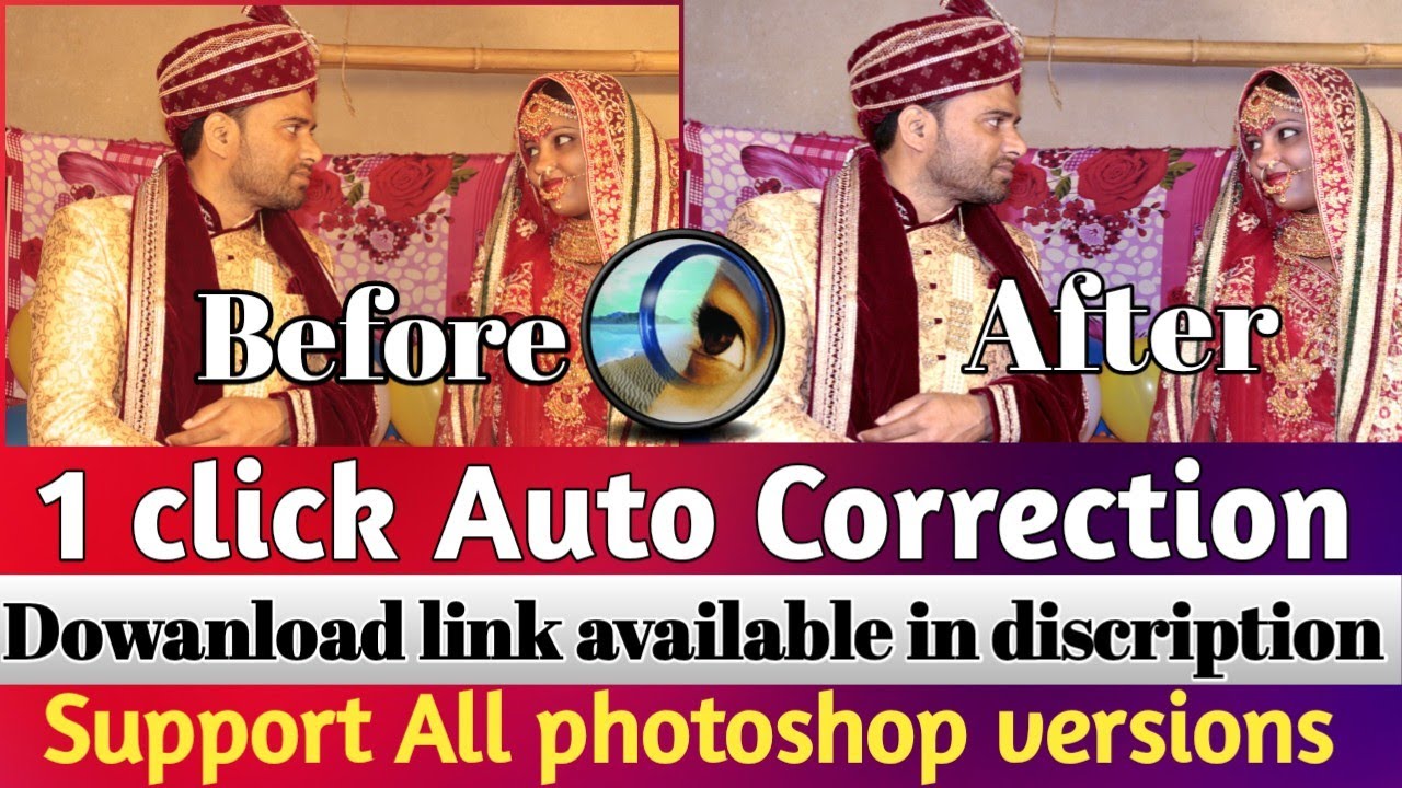 1 click auto colour corection photo.auto colour plugin in photoshop ...