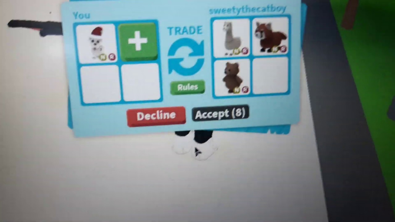 I TRADED MY NEON RIDE SANTA DOG!! 😥😱😱 (roblox adopt Me) - YouTube