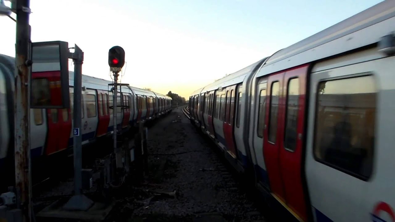 London Underground S8 Stock at Preston Road (24th November 2014) - YouTube