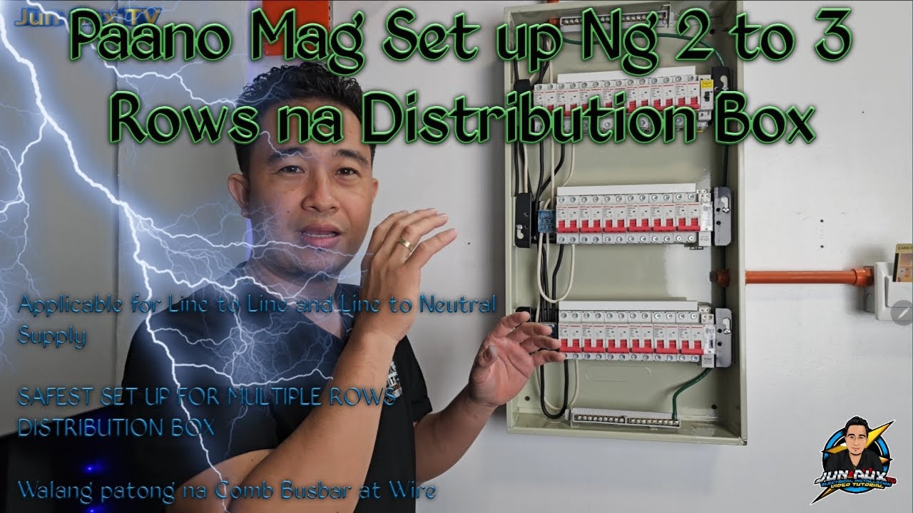 Paano Mag Set Up Ng 2 to 3 Rows Na Distribution Box - YouTube