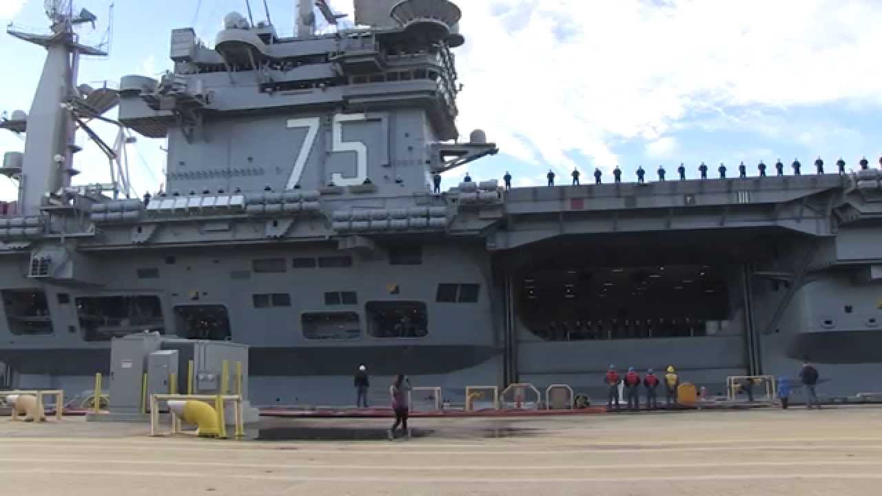 USS Harry S. Truman (CVN 75) deploys from Norfolk, Va. - YouTube
