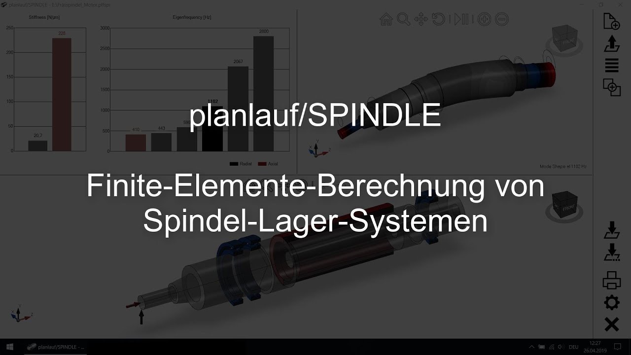 planlauf/SPINDLE - Finite-Elemente-Berechnung von Spindel-Lager ...