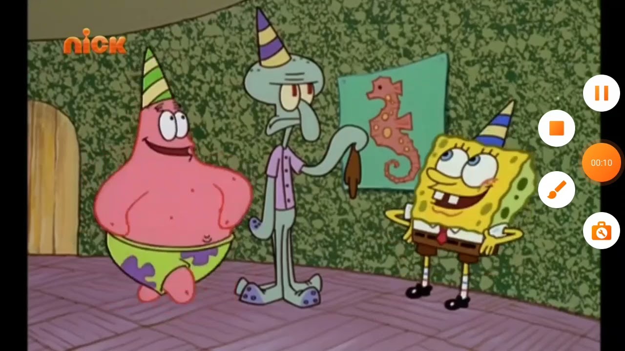 Spongebob German clip happy birthday squidward - YouTube