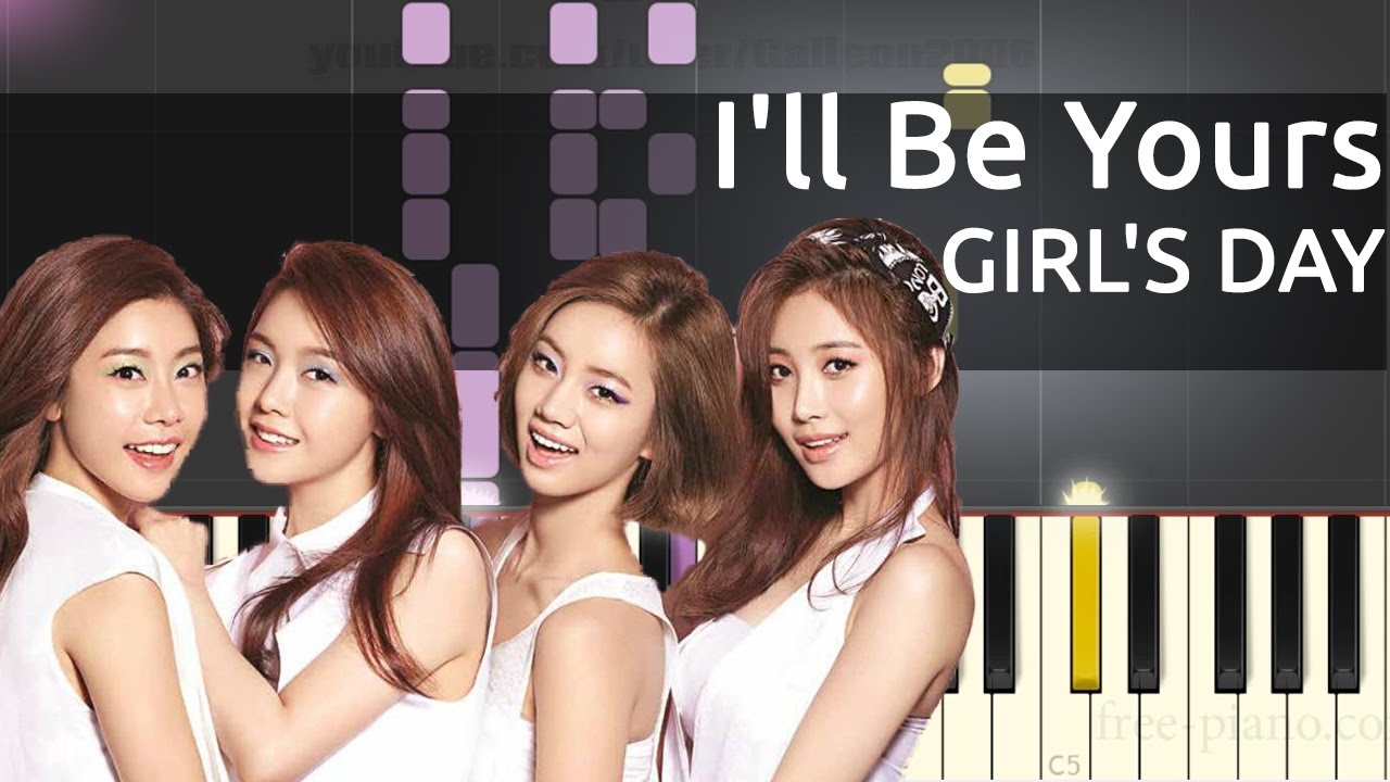 GIRL'S DAY(걸스데이) - I'll Be Yours - Piano Tutorial - Cover - YouTube