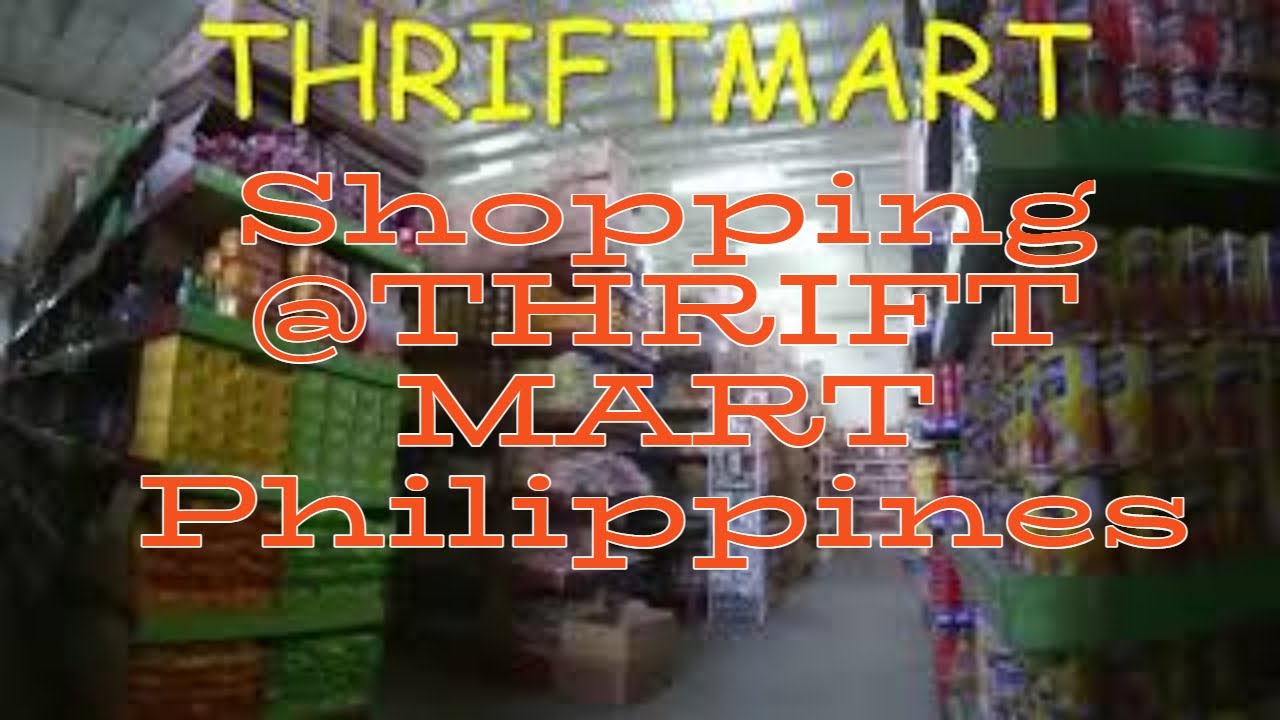 Shopping @THRIFT MART Philippines - YouTube
